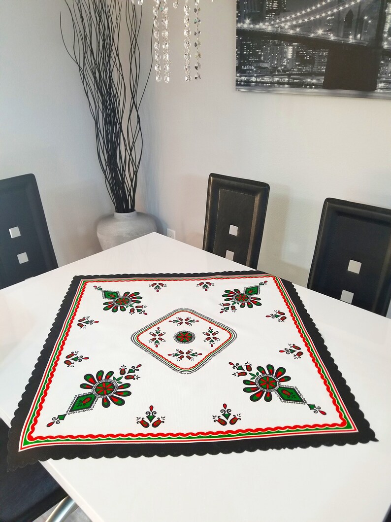 Polish Highlander Parzenica Design Table Topper | Etsy