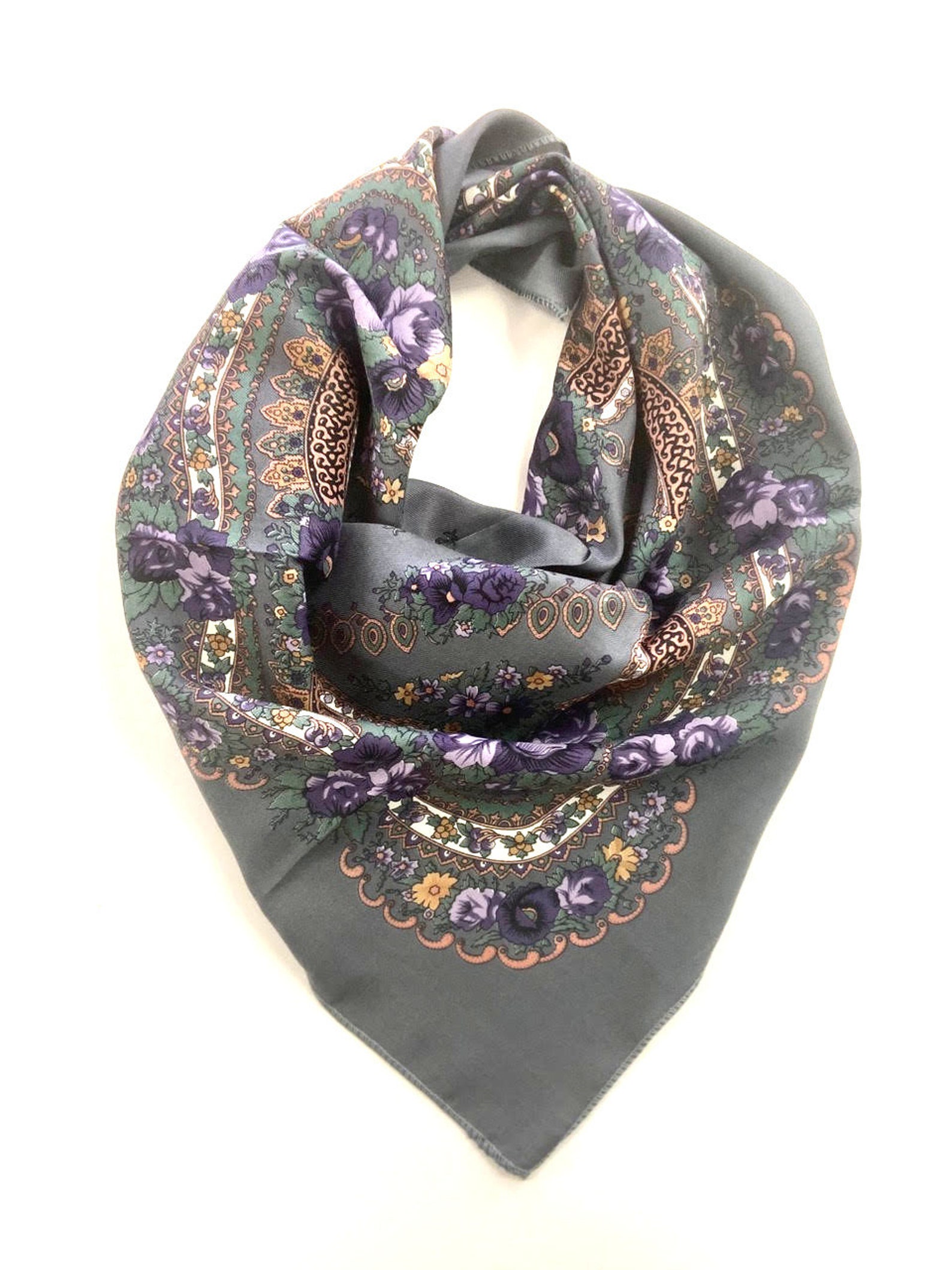 Traditional Polish Folk Head Scarf - Cotton Collection - Etsy