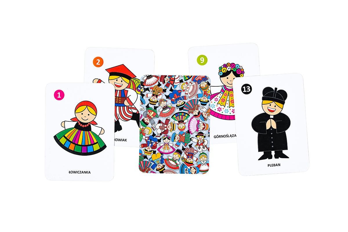 Polish Folk Art Card Game (PIOTRUS) With Polish Folk Costumes - Etsy