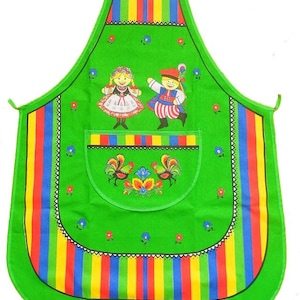Polish Folk Art Krakow Lowicz Kitchen Apron - Etsy