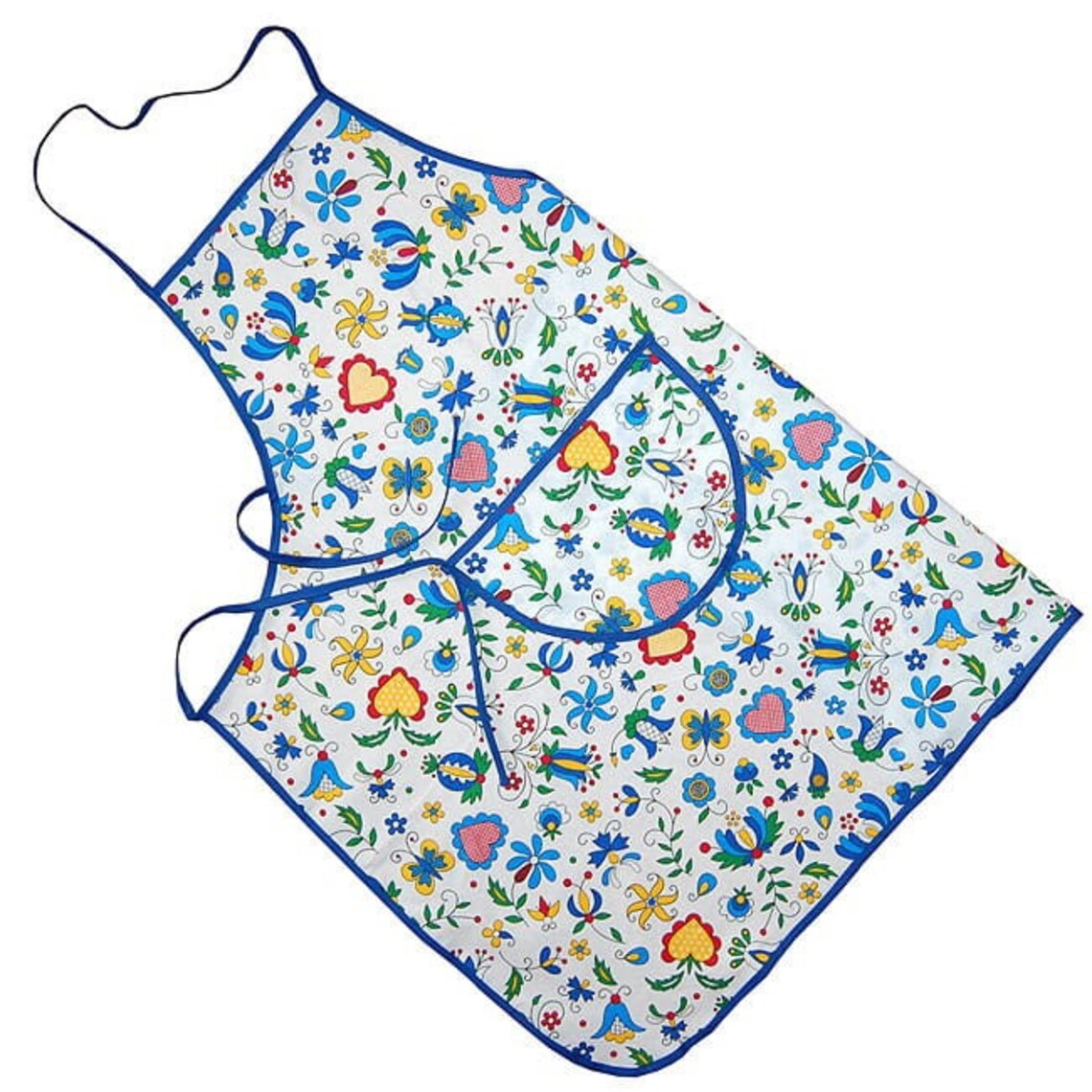 Polish Folk Art Kashubian Kitchen Apron - Etsy