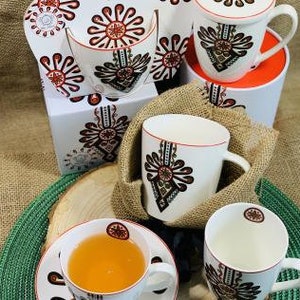 Polish Folk Art Porcelain Barrel Mug, 430ml (lowicz Owl or Goral ...