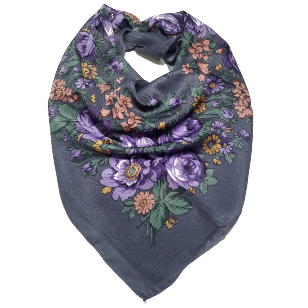 Traditional Polish Folk Head Scarf - Classy Floral Collection - Etsy