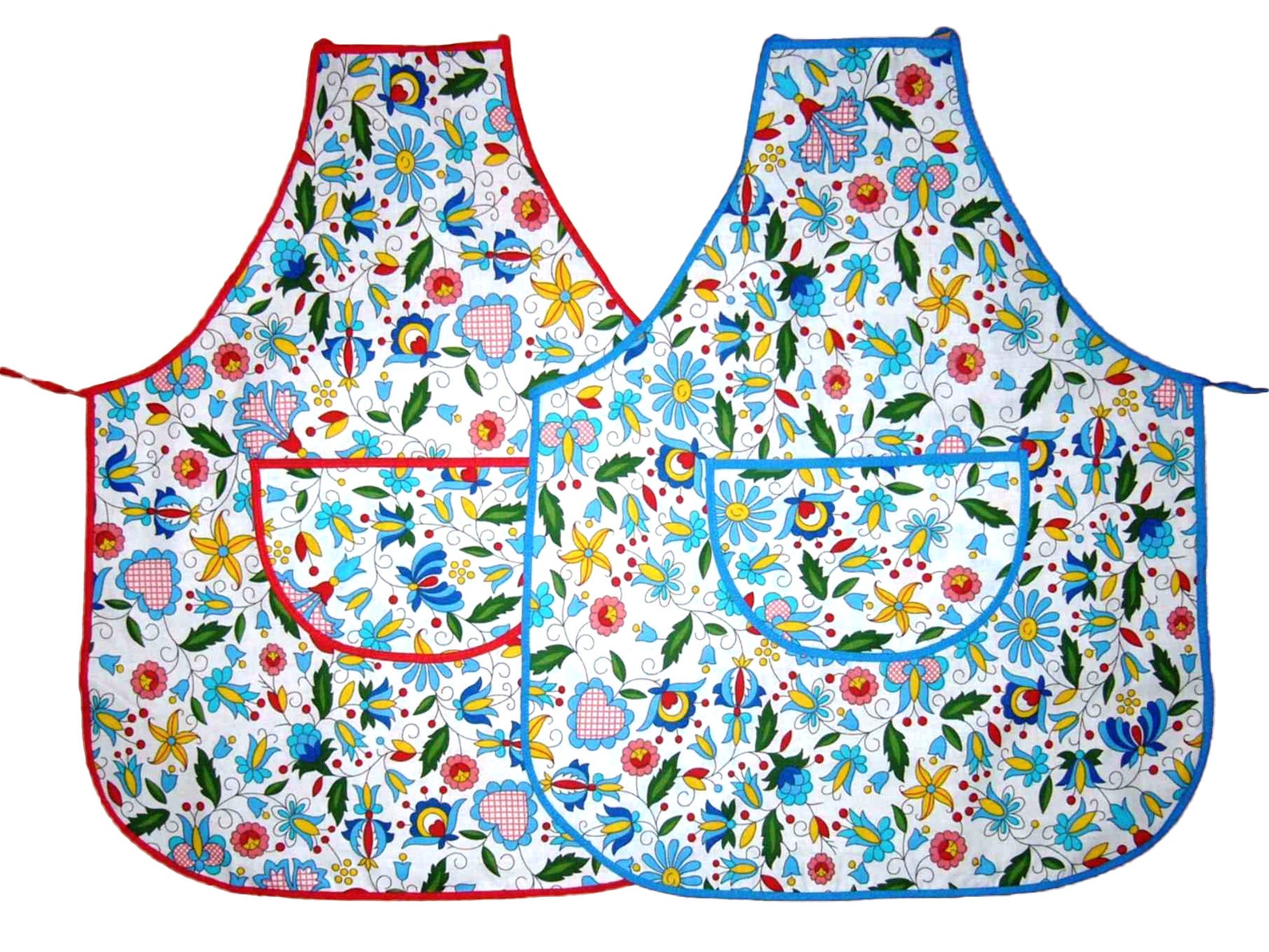 Polish Folk Art Kashubian Kitchen Apron | Etsy
