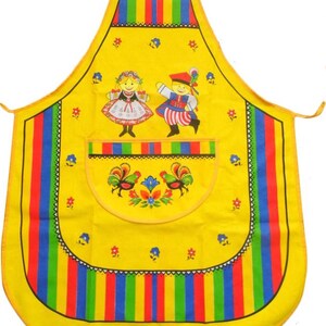Polish Folk Art Krakow Lowicz Kitchen Apron - Etsy