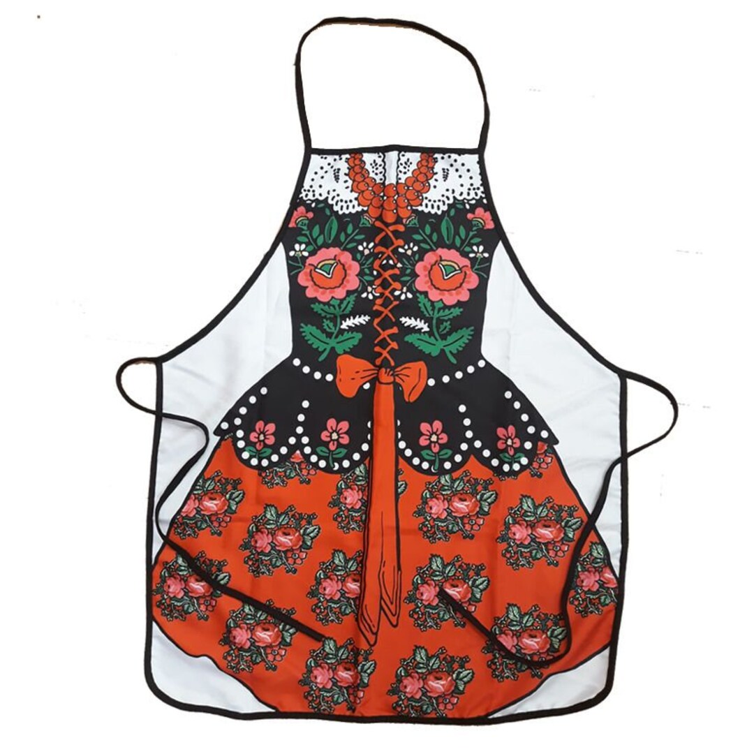 Polish Highlander (goralka) Folk Art Costume Kitchen Apron - Etsy