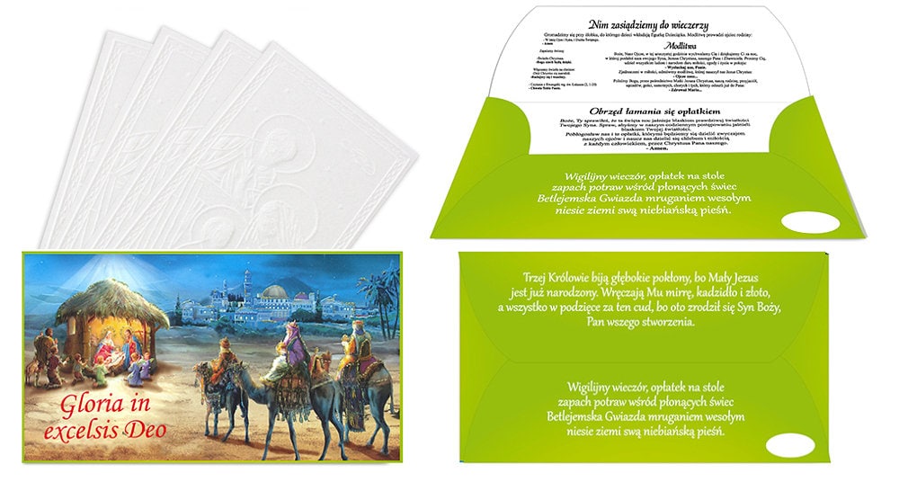 XL OPLATKI Traditional Polish Christmas Wafers in Envelopes | Etsy