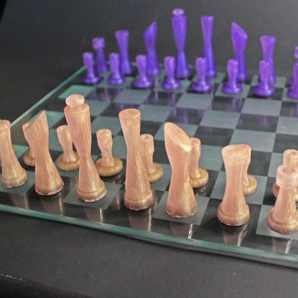 Resin Chess Set - Etsy