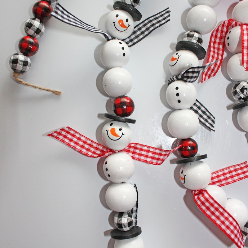 Snowman Garland - Etsy