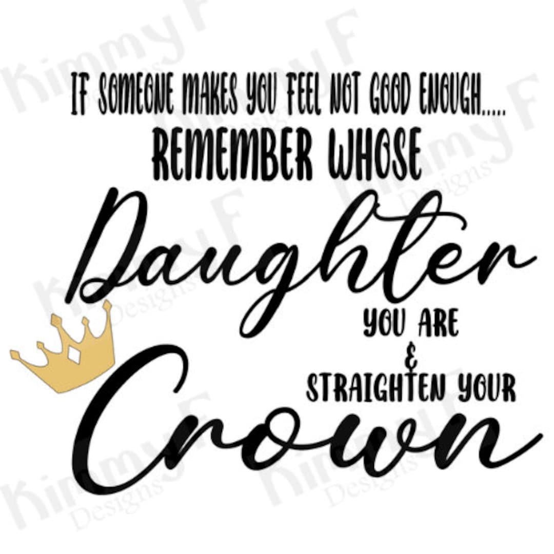 Brave Daughter SVG Loved Daughter SVG - Etsy