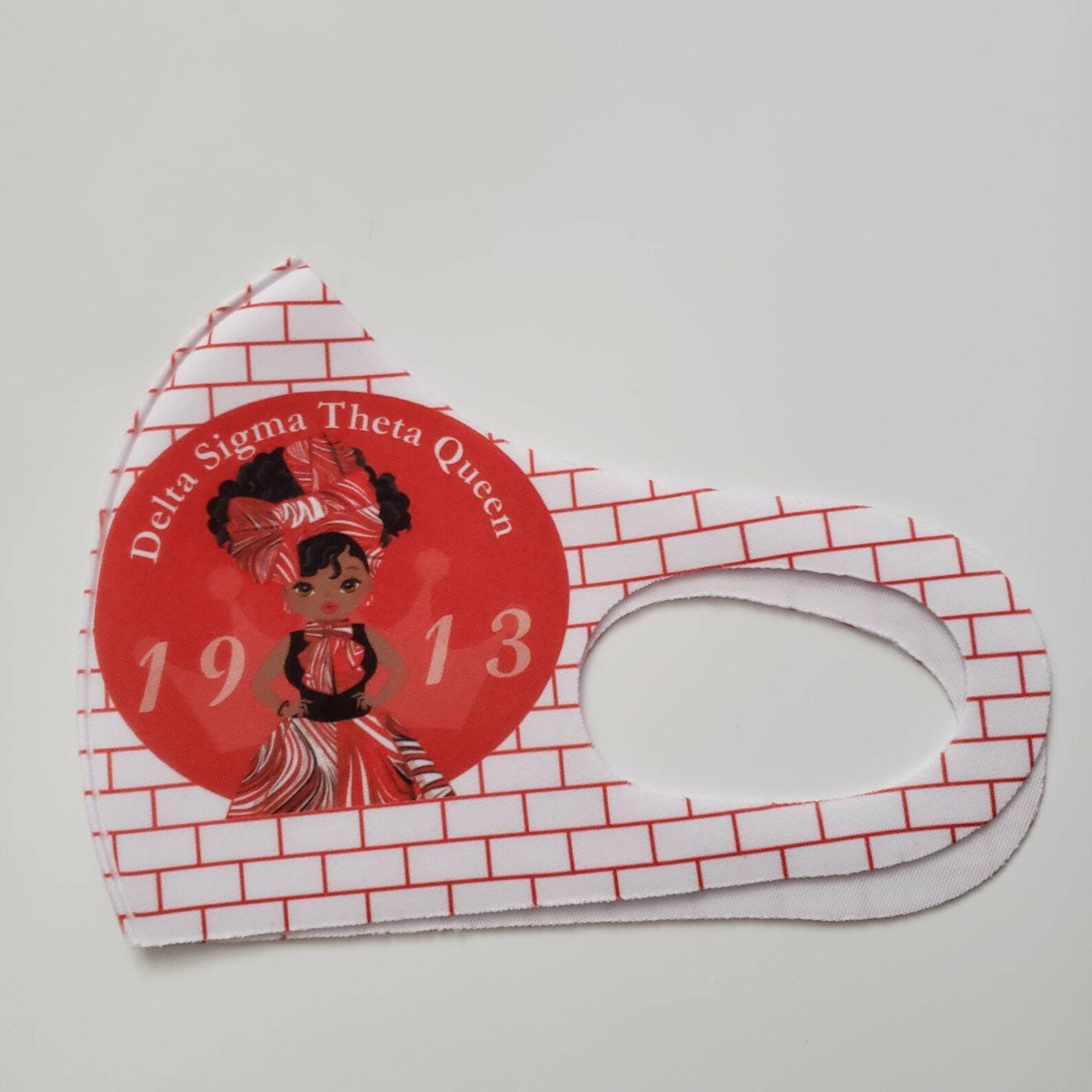 Delta Sigma Theta Face Coverings With Optional Matching Earrings - Etsy