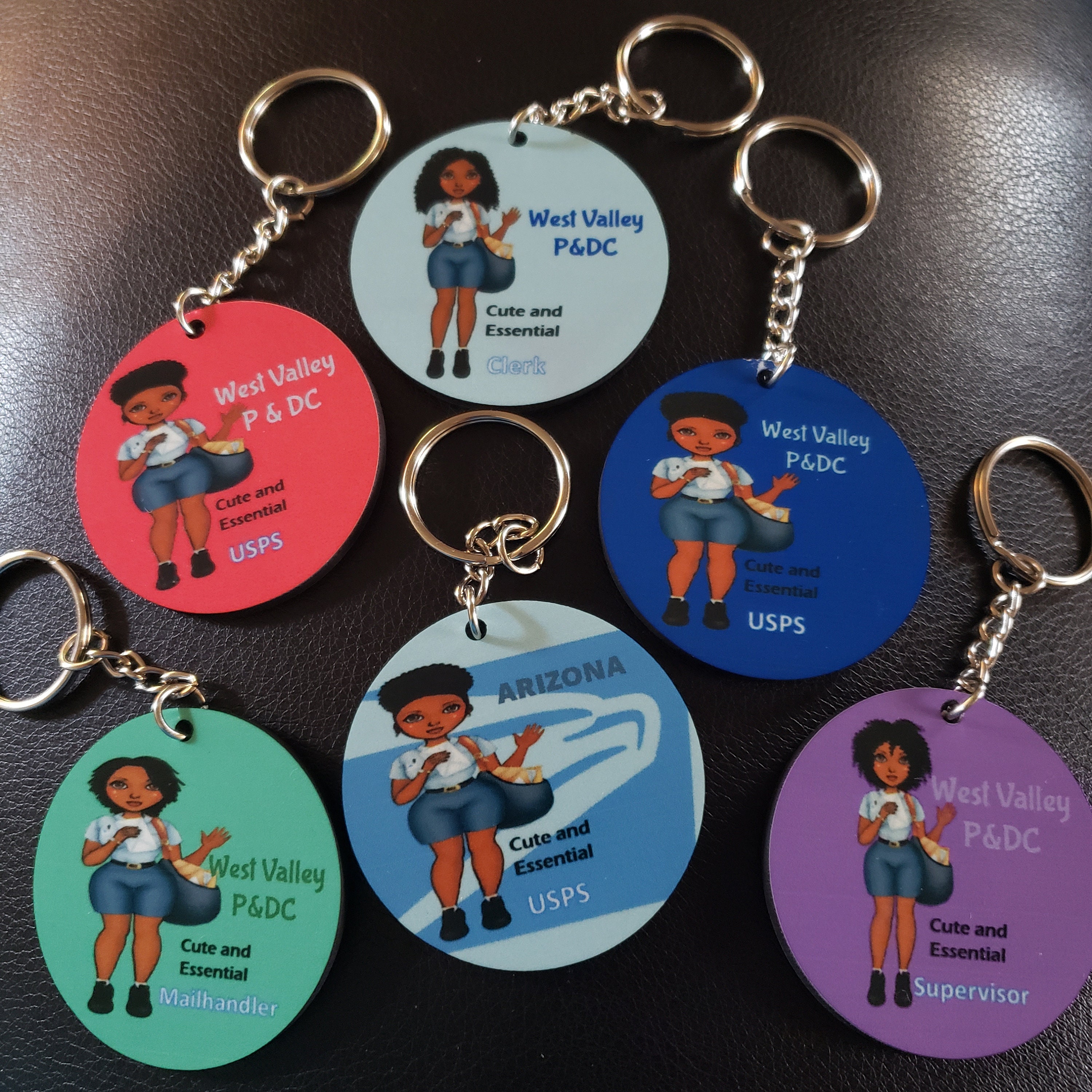 USPS Inspired Keychains - Etsy