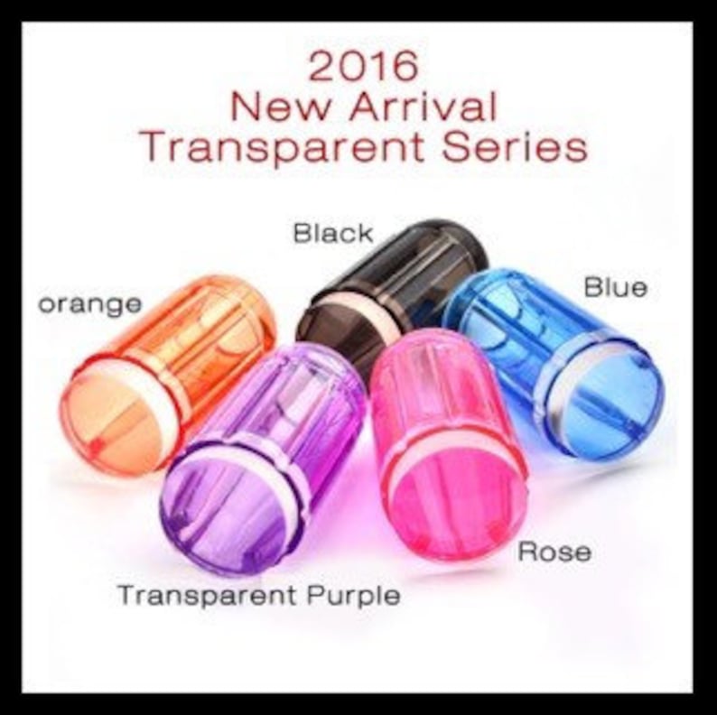 2 Piece Set Clear Jelly Stamper with Scraper | Etsy