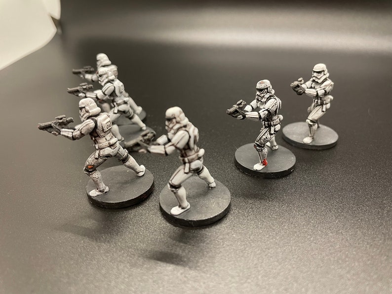 Hand Painted Stormtrooper Set - Etsy
