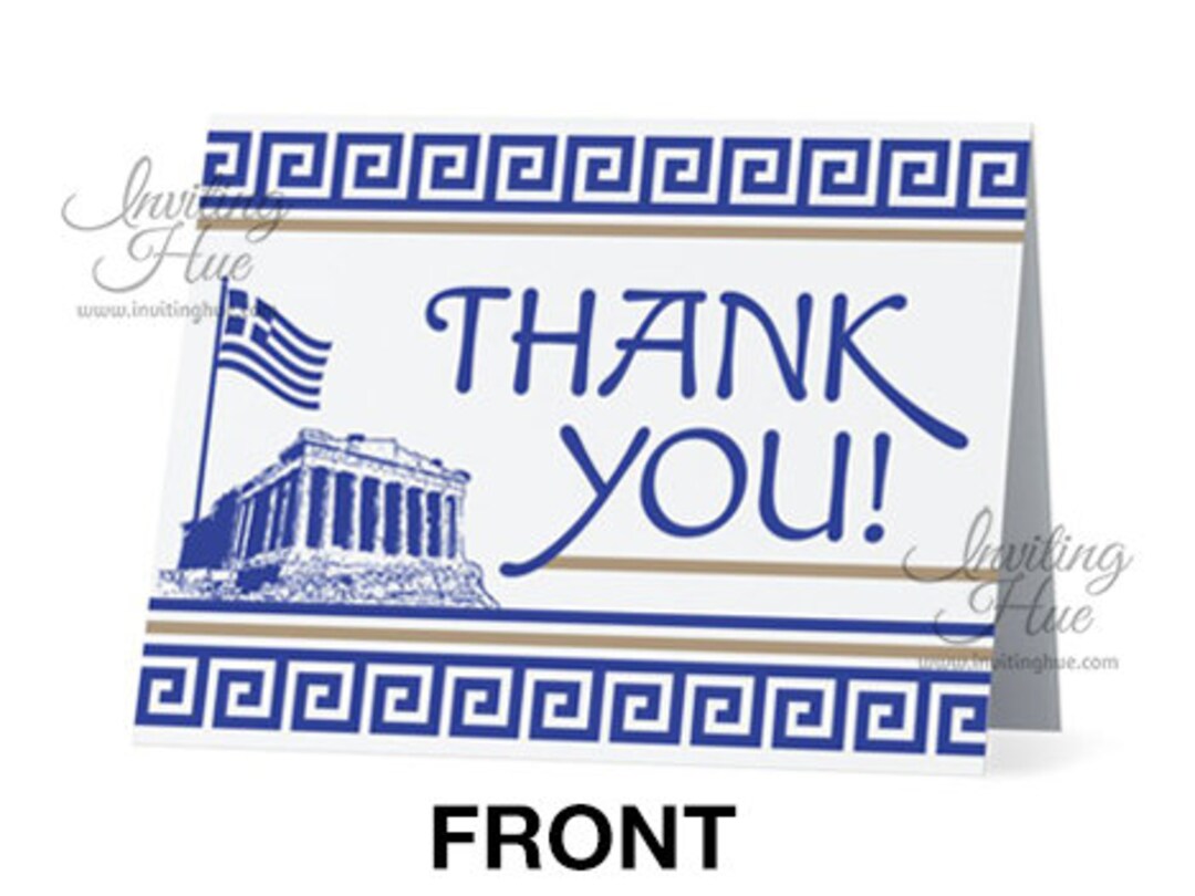 My Big Fat Greek Notecard-thank You Card-birthday,party,etc-10th,13th ...