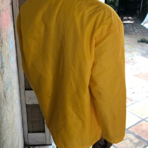 1980s Yellow Baleno Turtle Neck Windbreaker 70s Yellow Ski Jacket - Etsy