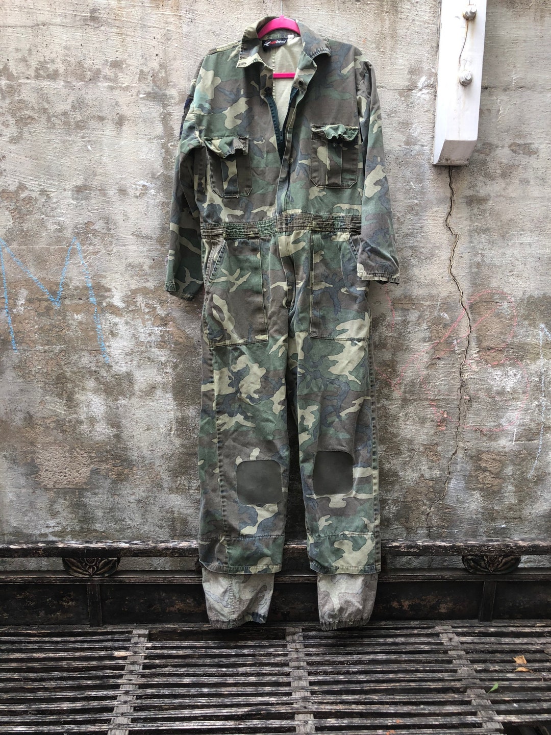 Vintage 1990s Perfectly Faded Coveralls Unisex Size Large so - Etsy