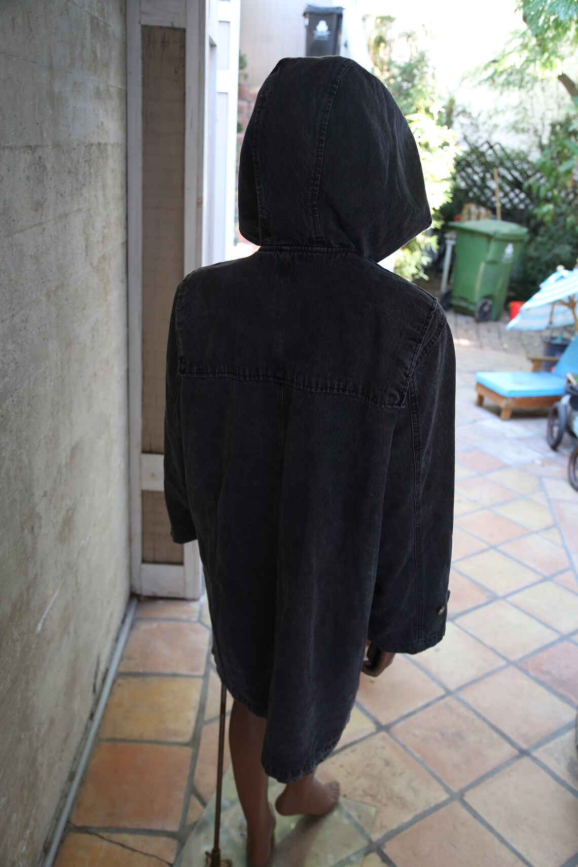 1980s Denim Company Beat up Denim Jacket Gray Denim Surfer - Etsy