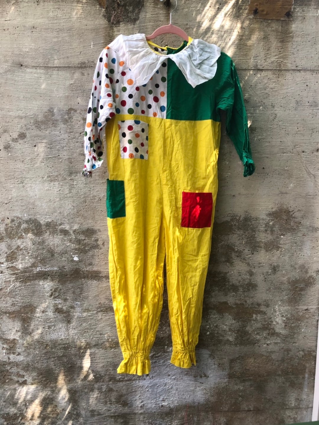 Vintage Onesie Romper Funky Clown One Piece Small Women or Girls ...
