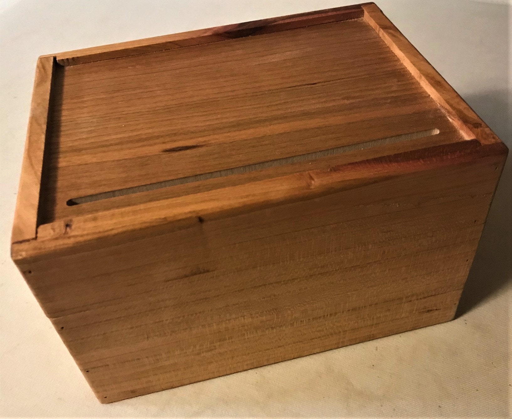 Wood Recipe Card Box With Lid Slot for Cooking, 4x6 - Etsy