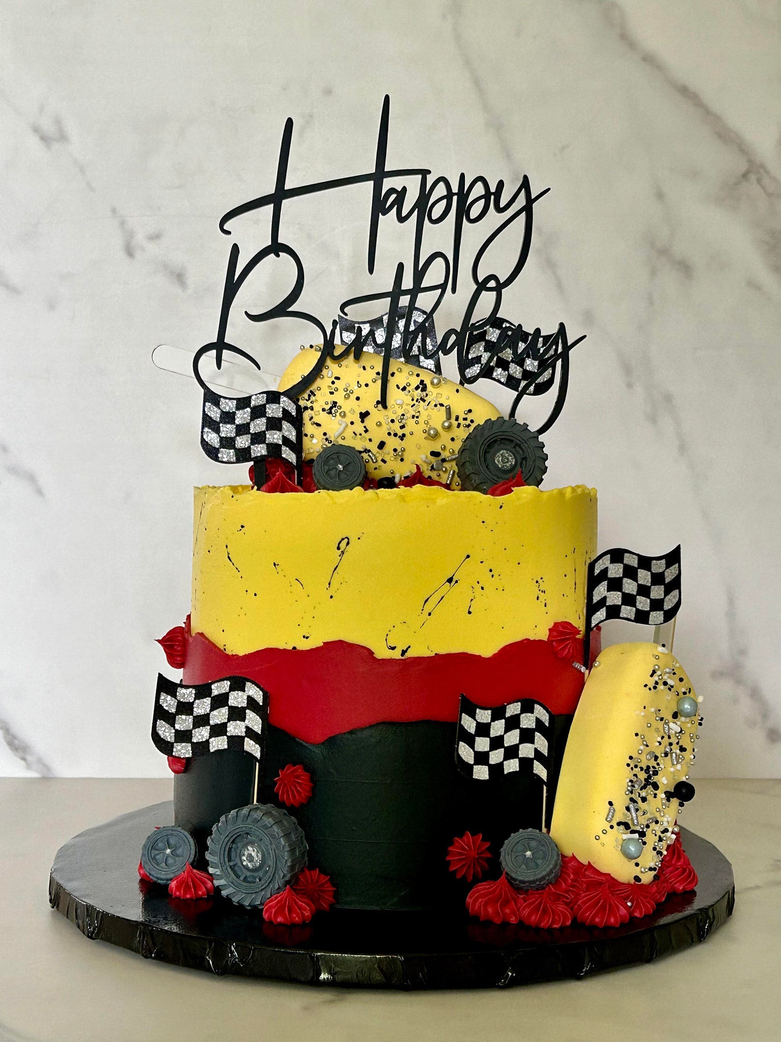 Happy Birthday Cake Topper - 15 Design Options - Personalization ...