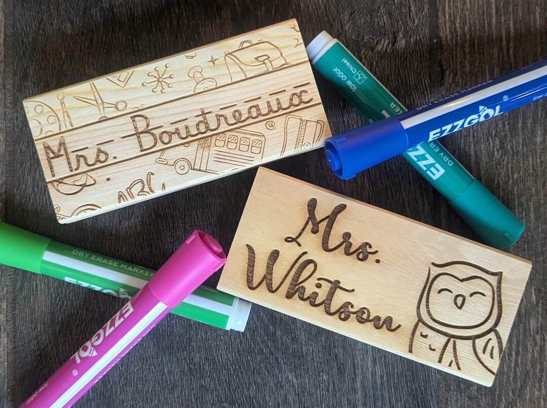 Custom Board Erasers for Teachers, Students, Home or Office Use, or ...