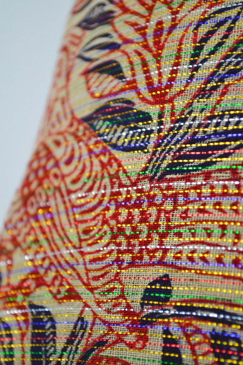 Stardust Wrap Skirt | 70s Indian Block Print Skirt | Floral Paisley ...