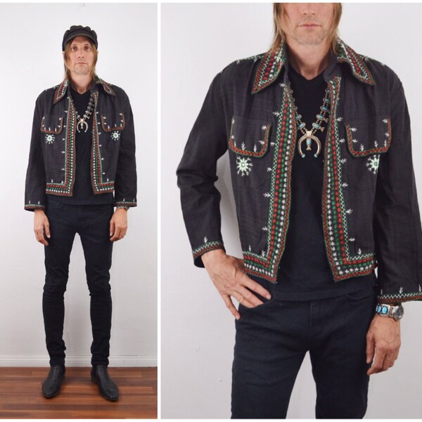 Embroidered Jacket - Etsy
