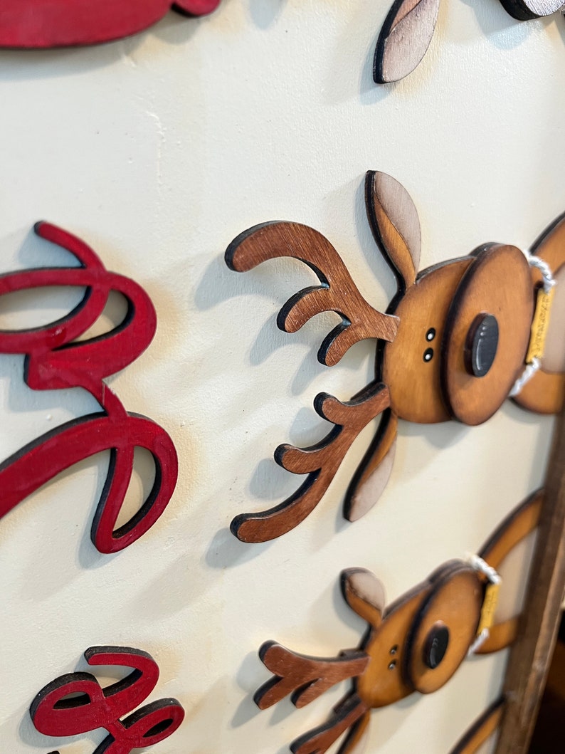 Rudolph and Crew Reindeer Sign | Rudolph the Red Nosed Reindeer | Fire ...