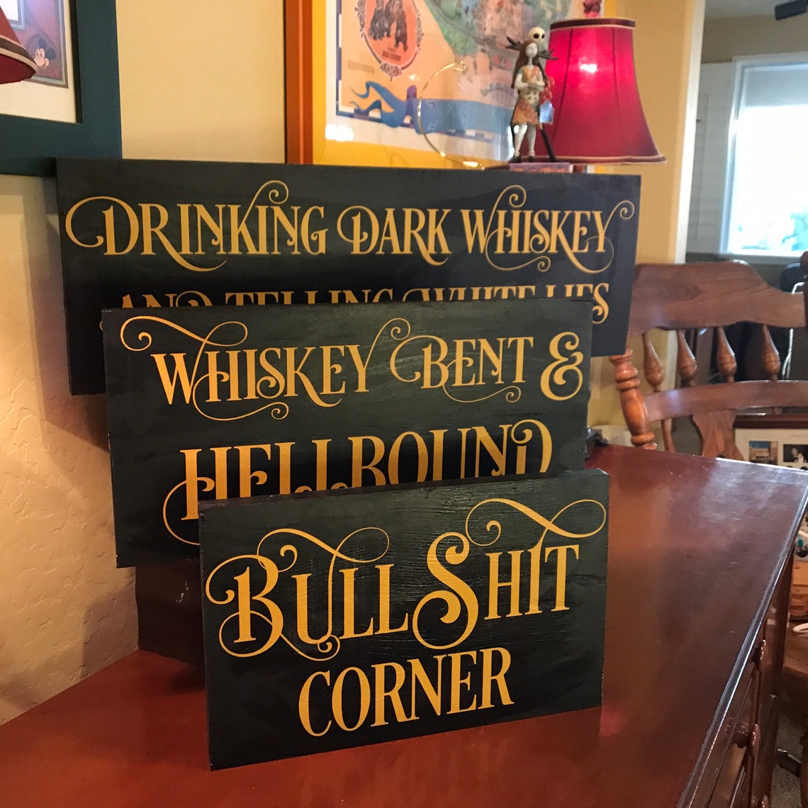 Bull Shit Corner Vulgar Sarcastic Wood Sign | Etsy