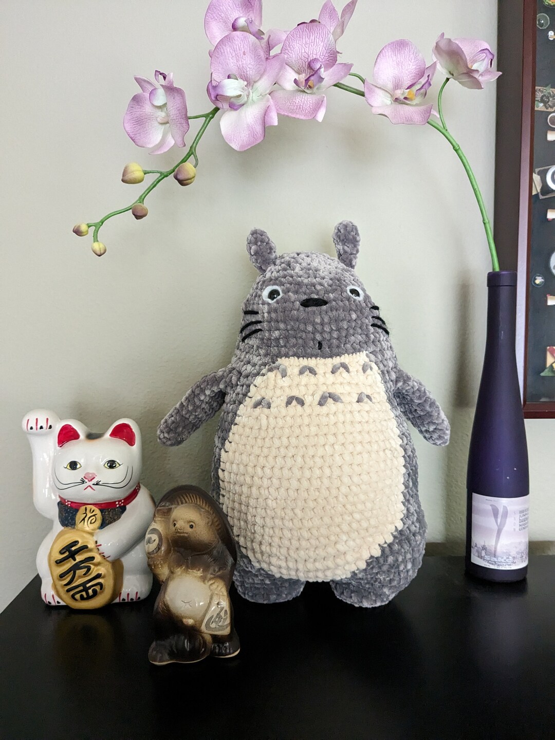 TOTORO Handmade Crochet Amigurumi 15 Inch Tall, Nursery Room and Home ...