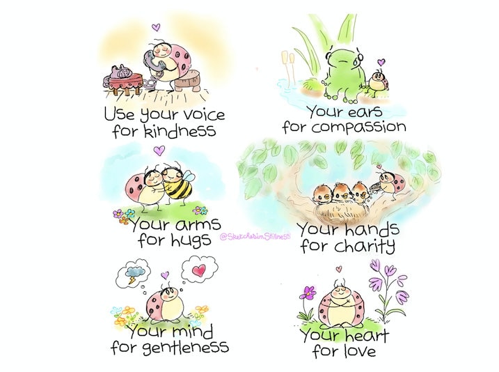 Digital Print Use Your Voice for Kindness, Downloadable - Etsy