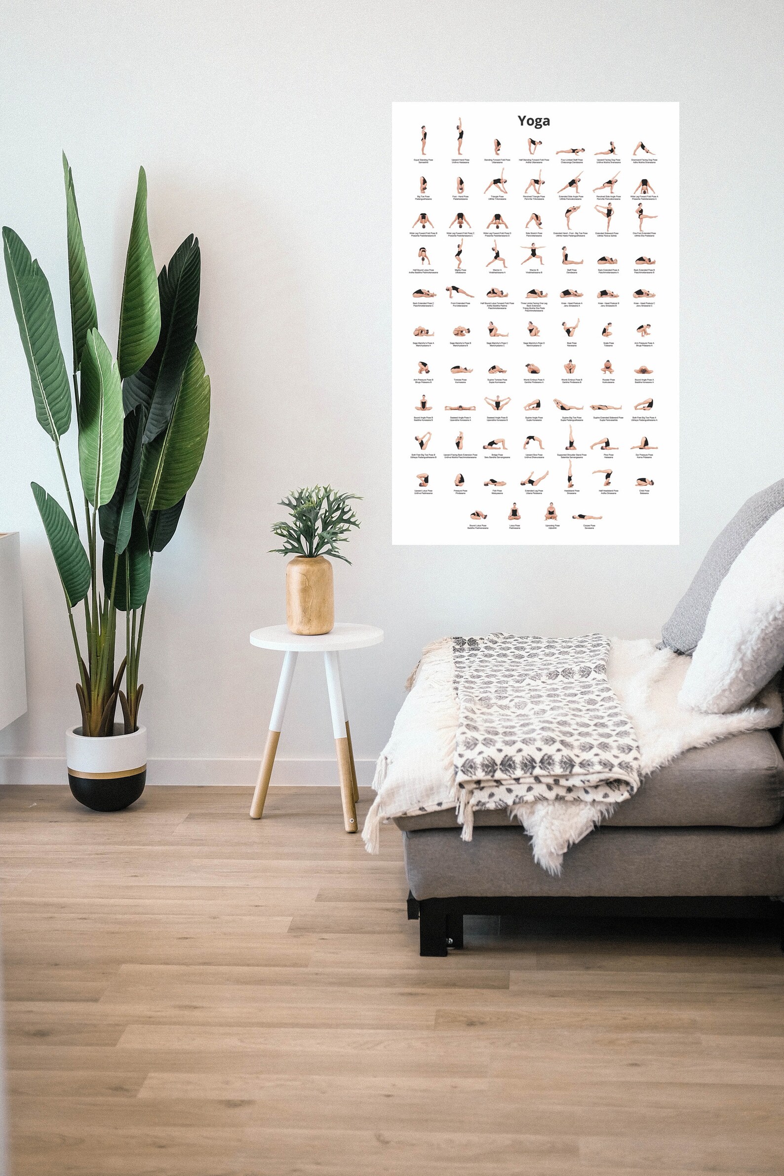 Buy Digital Download Yoga Poses Poster 24x36 Yoga Chart Yoga Pose Online in India - Etsy