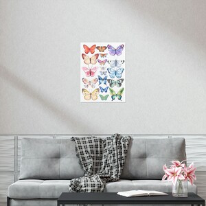 Butterfly Print, Papillon Print, Butterfly Poster, Butterfly ...