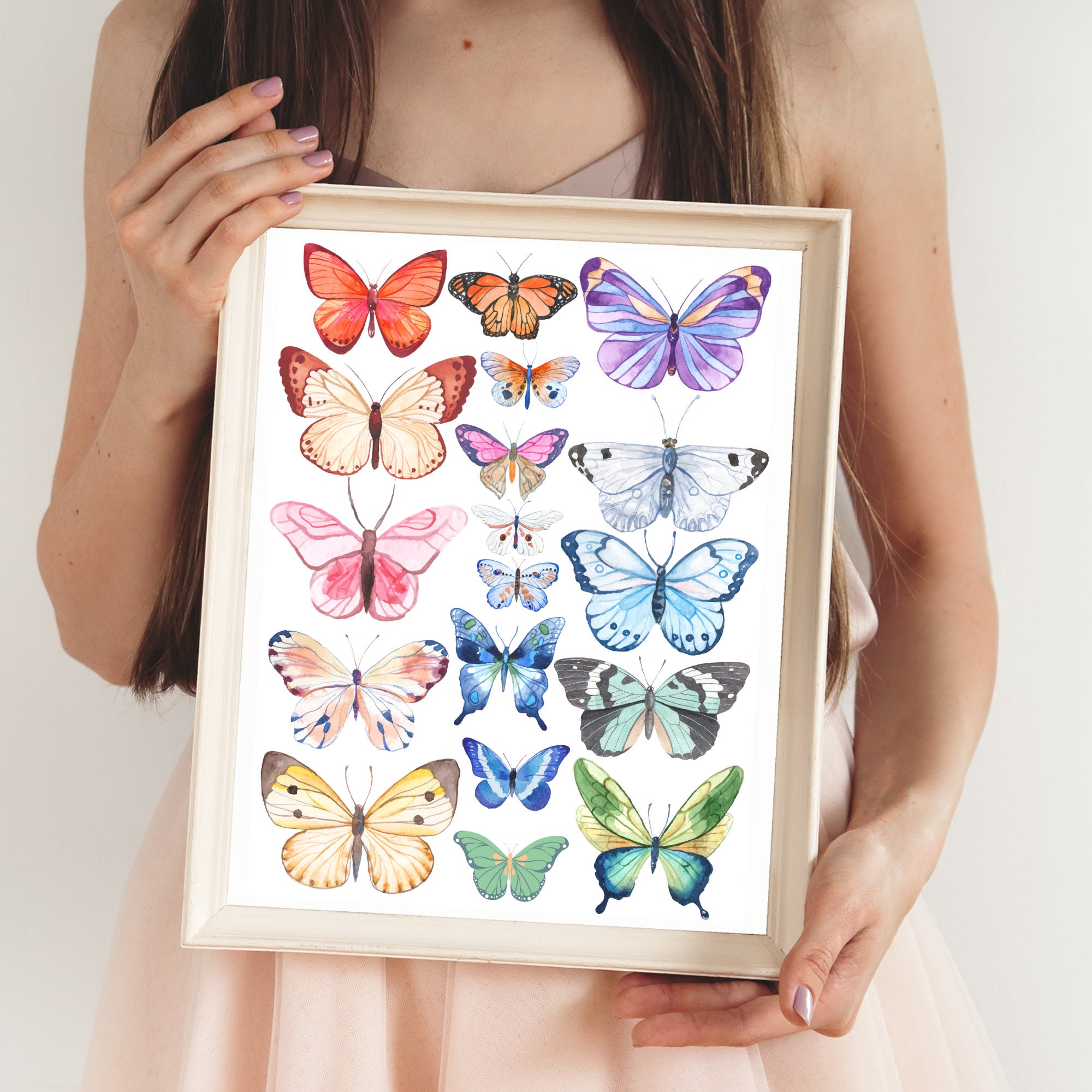 Butterfly Print Papillon Print Butterfly Poster Butterfly | Etsy