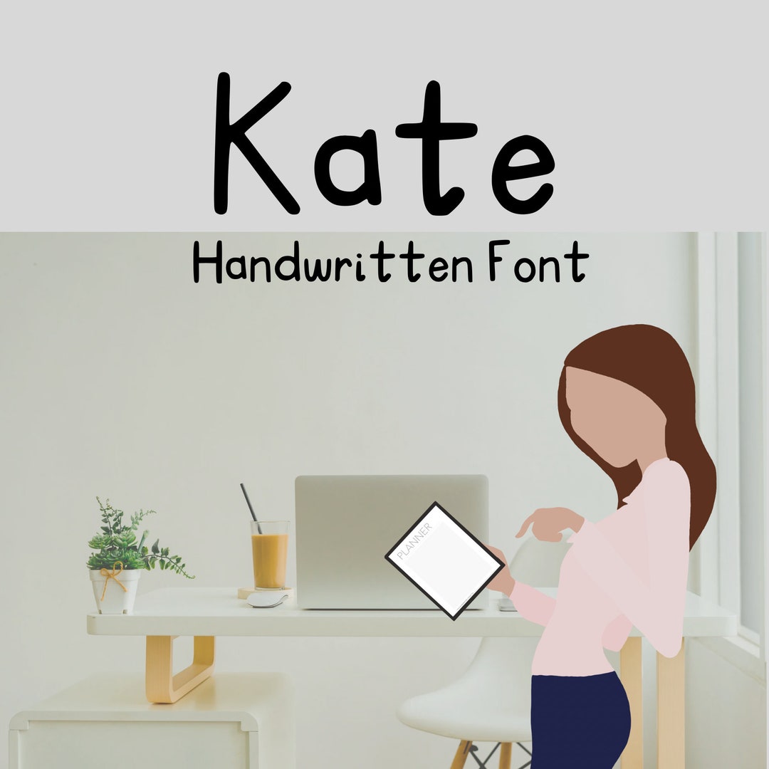 Handwritten Font for Digital Planners, Teachers or Projects - Etsy