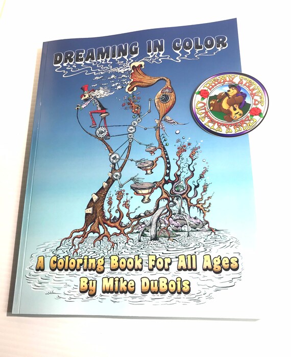 Dreaming in Color A Coloring Book for All Ages Featuring the | Etsy
