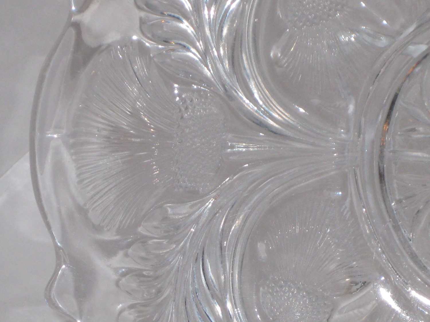 Vintage Cambridge Glass Co. Inverted Thistle Near Cut 11 Inch - Etsy