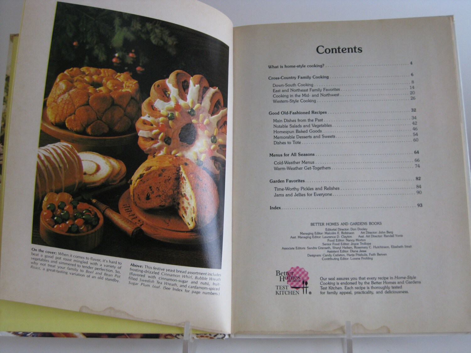 Vintage BH&G Home-Style Cooking cookbook Better Homes and Garden 1975 ...