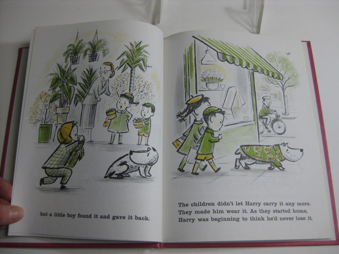 Vintage No Roses For Harry children's book by Gene Zion - Etsy 日本