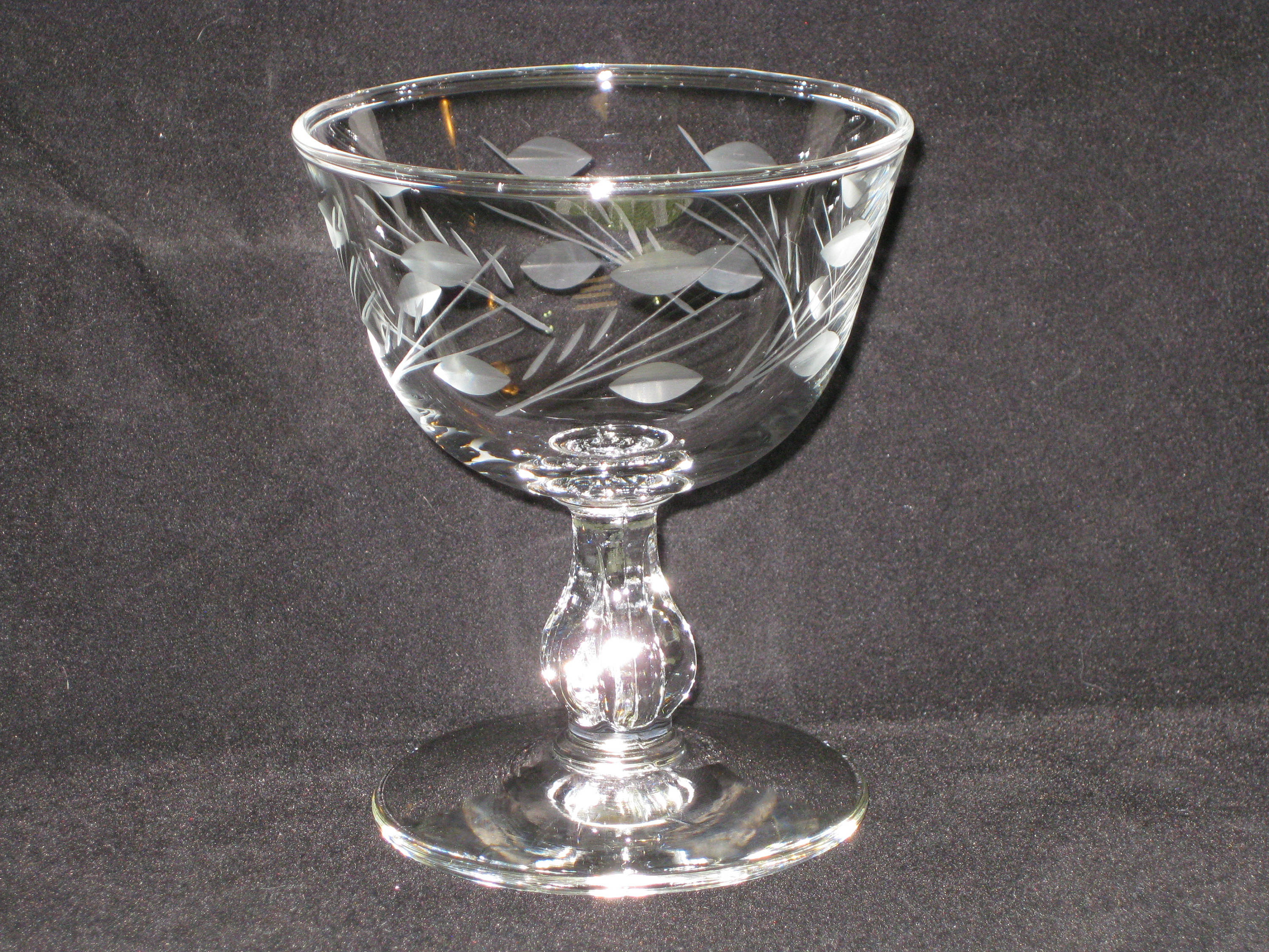 Vintage Vienna Crystal Tall Sherbet Glasses By Libbey Glass Set Of 5 Discontinued 3003 Free