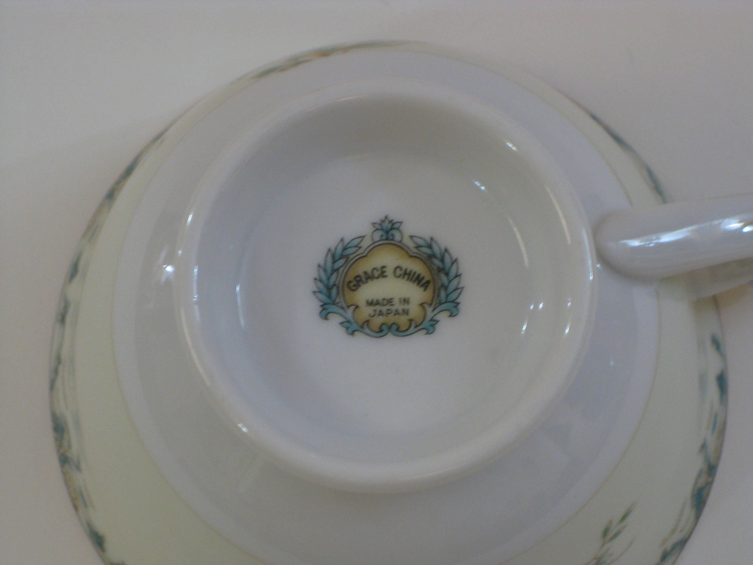 Vintage Grace China Porcelain China Tea Cup Set, GRA2 Made in Japan - Etsy