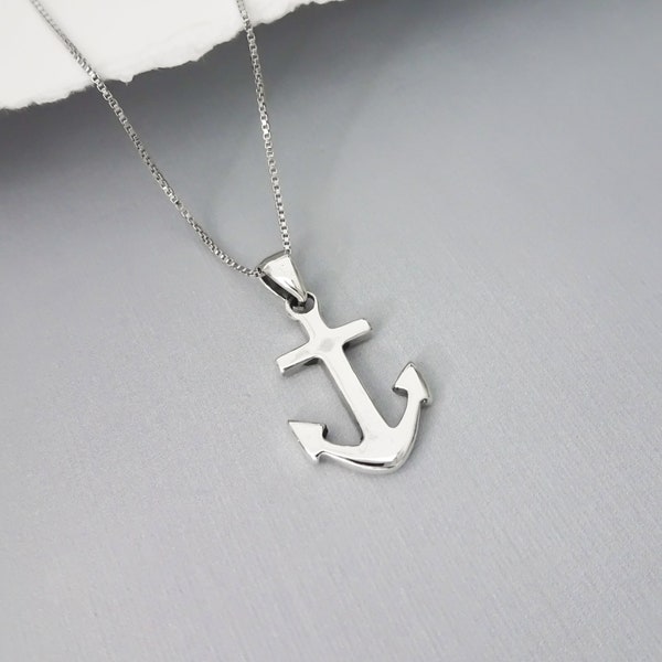 Anchor Necklace - Etsy