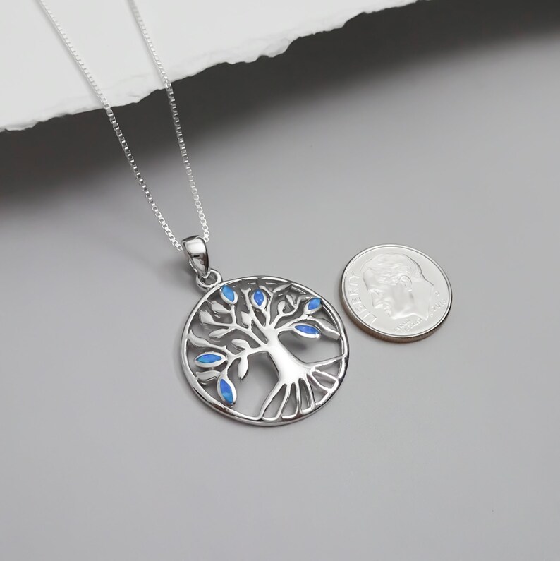 Tree of Life Necklace, Sterling Silver Tree of Life Necklace ...