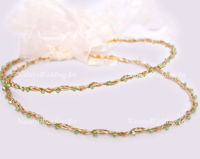 Stefana Set, Greek Orthodox Wedding Crowns, Twisted Stephana Crowns ...