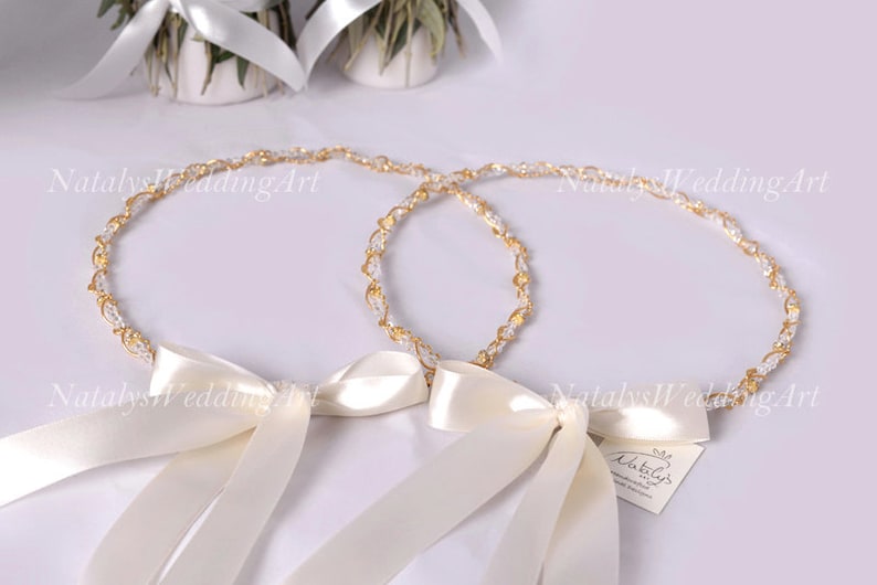 Stefana Greek Stephana Wedding Greek Crowns Orthodox Wedding Gold or ...