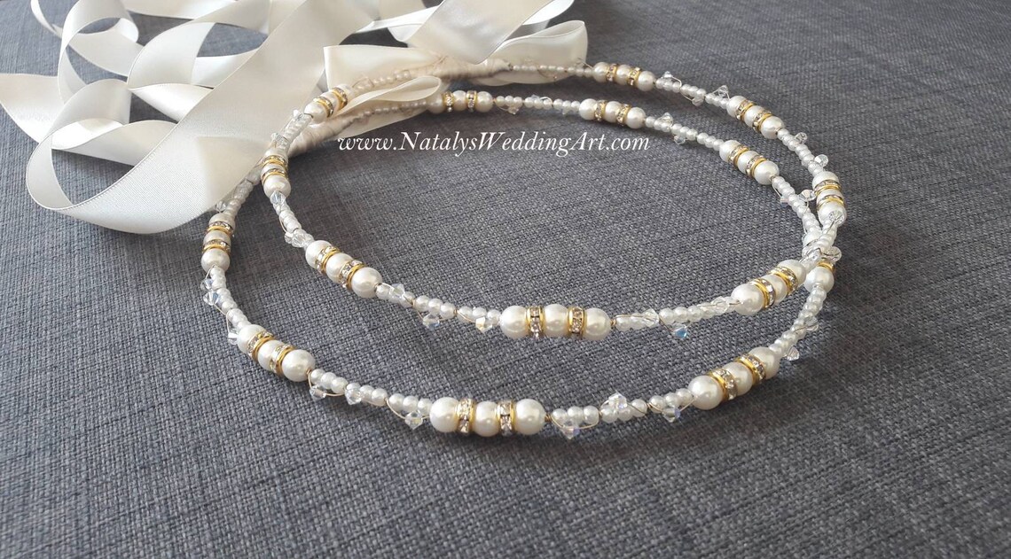 STEFANA Greek Crowns Stefana Orthodox Wedding Stephana Gold or - Etsy