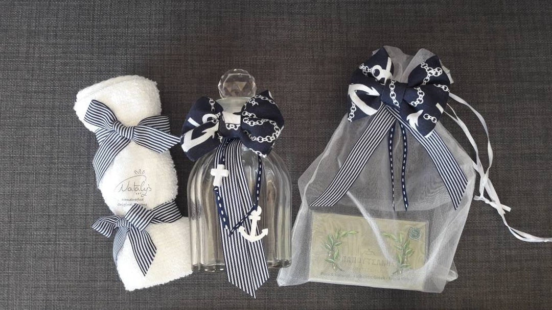 Baptism Oil Set Christening Set Greek Baptismal Oil Bottle and Soap ...