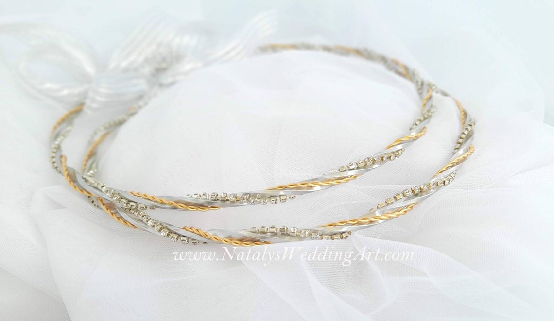 STEFANA Orthodox Wedding Crowns Orthodox Greek Stefana Wedding Stephana ...
