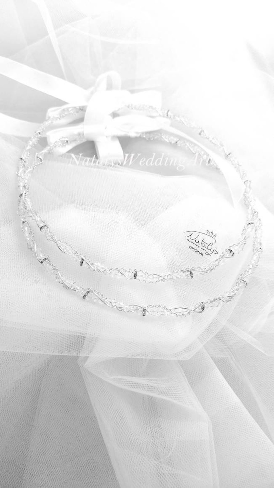 Stefana Silver Plated Greek Stephana Orthodox Wedding Crowns Greek ...